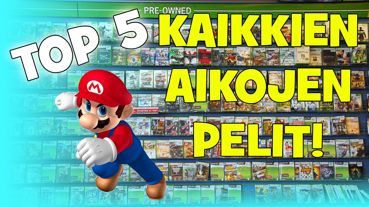 TOP 5: KAIKKIEN AIKOJEN PELIT!! - YouTube
