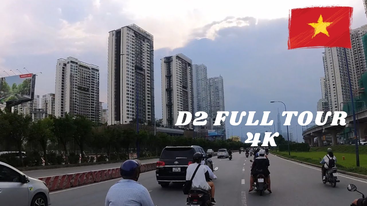 District 2 Saigon 4K Tour Vietnam MOTORBIKE Yamaha MT-15 - YouTube
