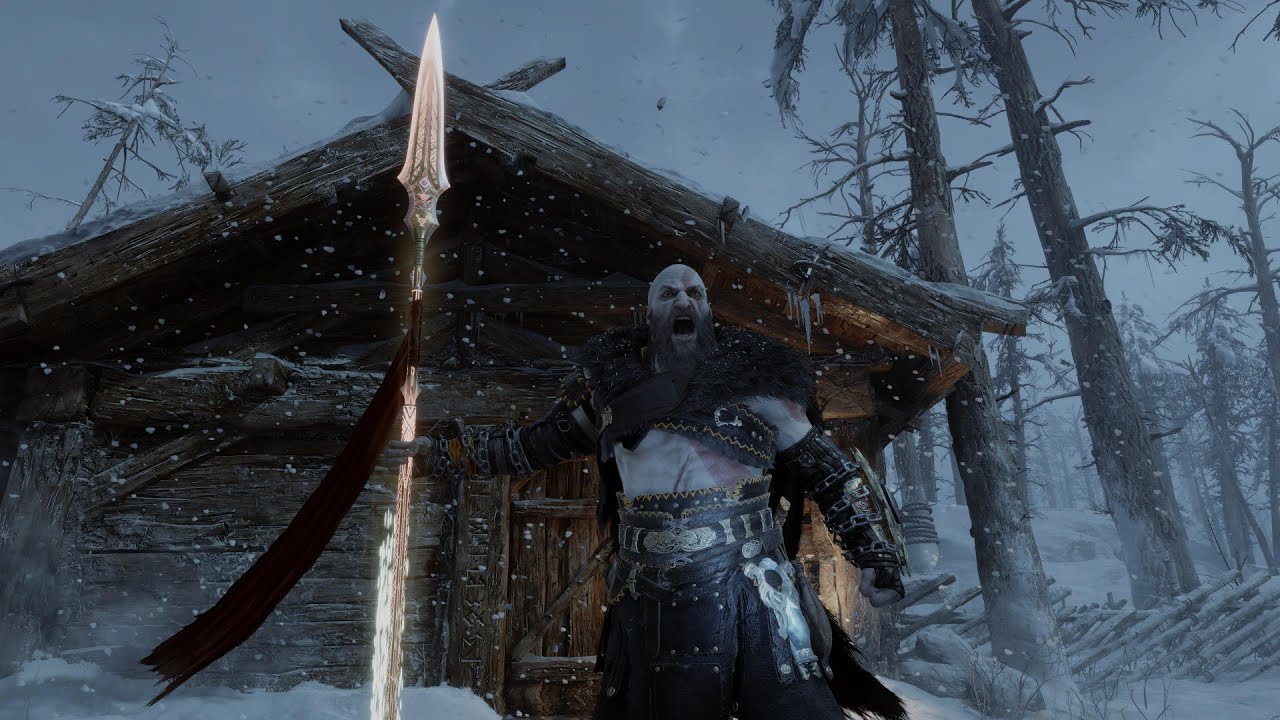 Drip King Kratos fights Thor in 4K - YouTube