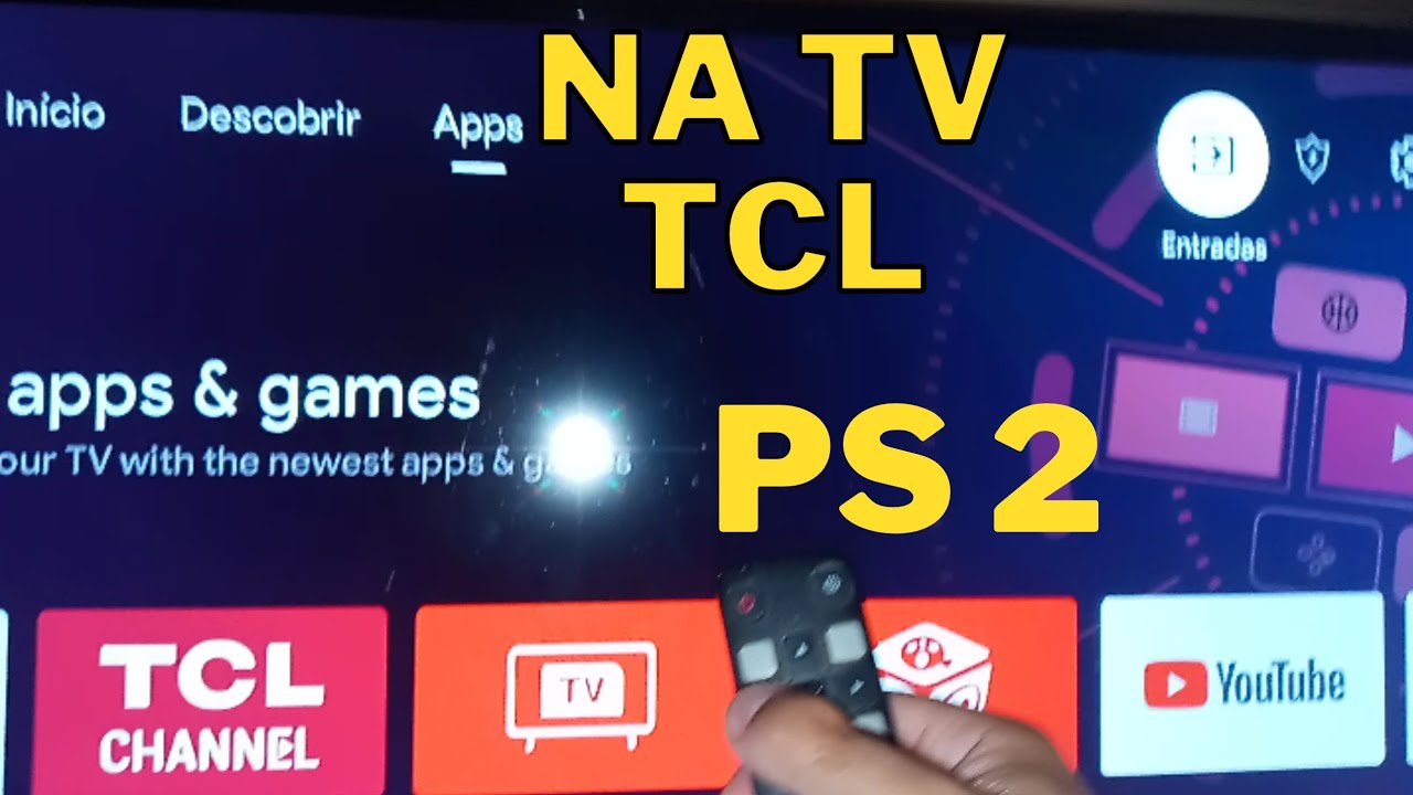 Como ligar conectar PS2 Playstation 2 na TV TCL smart tv - YouTube