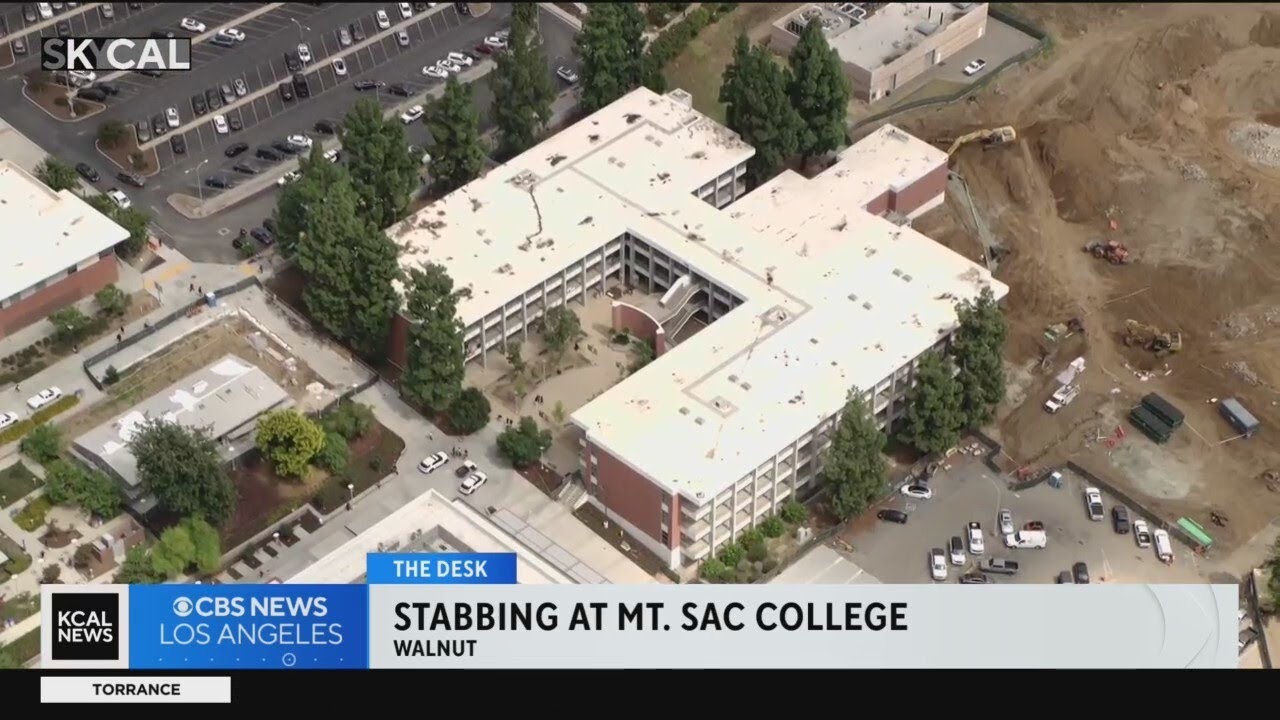 Authorities investigate Mt. SAC community college stabbing - YouTube