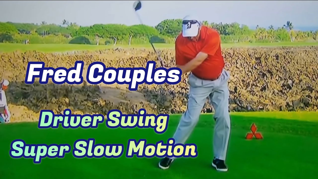 Fred Couples Driver Swing in Super Slow Motion (face on, extra Super ...