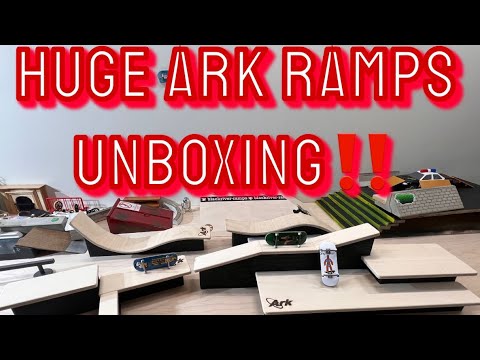Ark Ramps Battleship Plaza & Beast Bench Unboxing & Fingerboard Sesh ...