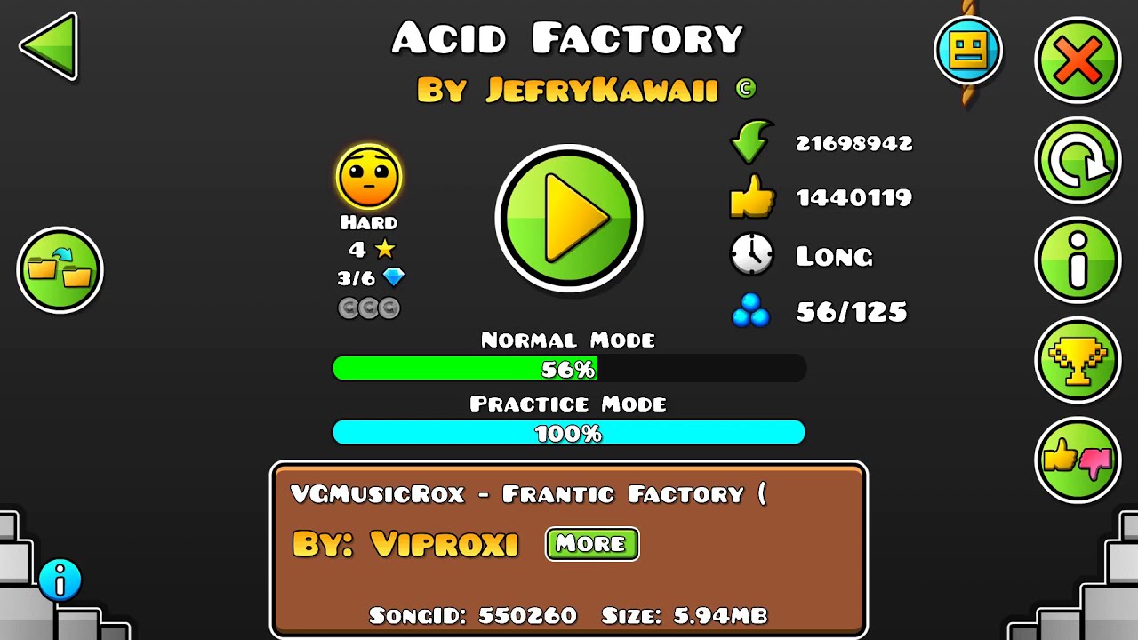 Geometry Dash #32 | Acid Factory [Poison Gauntlet 1] - YouTube
