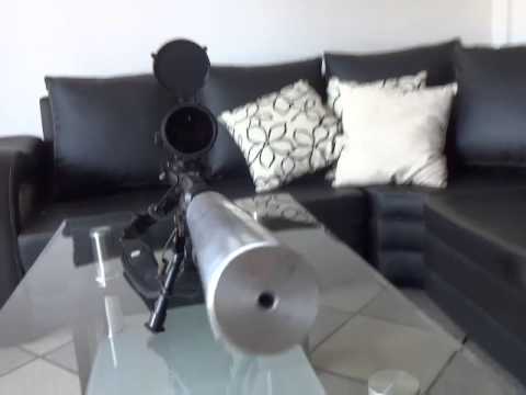 SILENCIADOR RIFLE AIRFORCE CONDOR 0.22 - SILENCER-SUPPRESSOR - YouTube