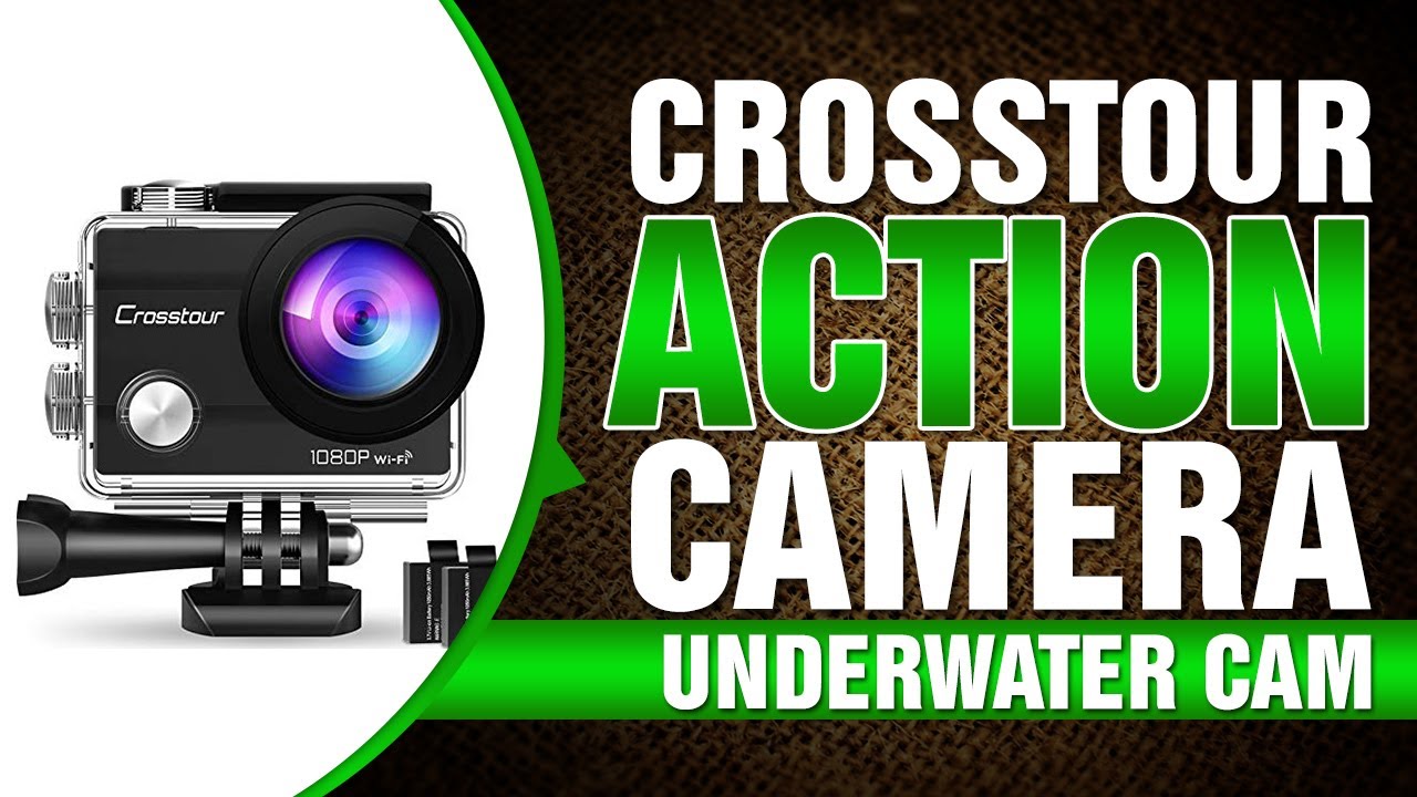 Crosstour Action Camera Underwater Cam WiFi 1080P Full HD 12MP ...
