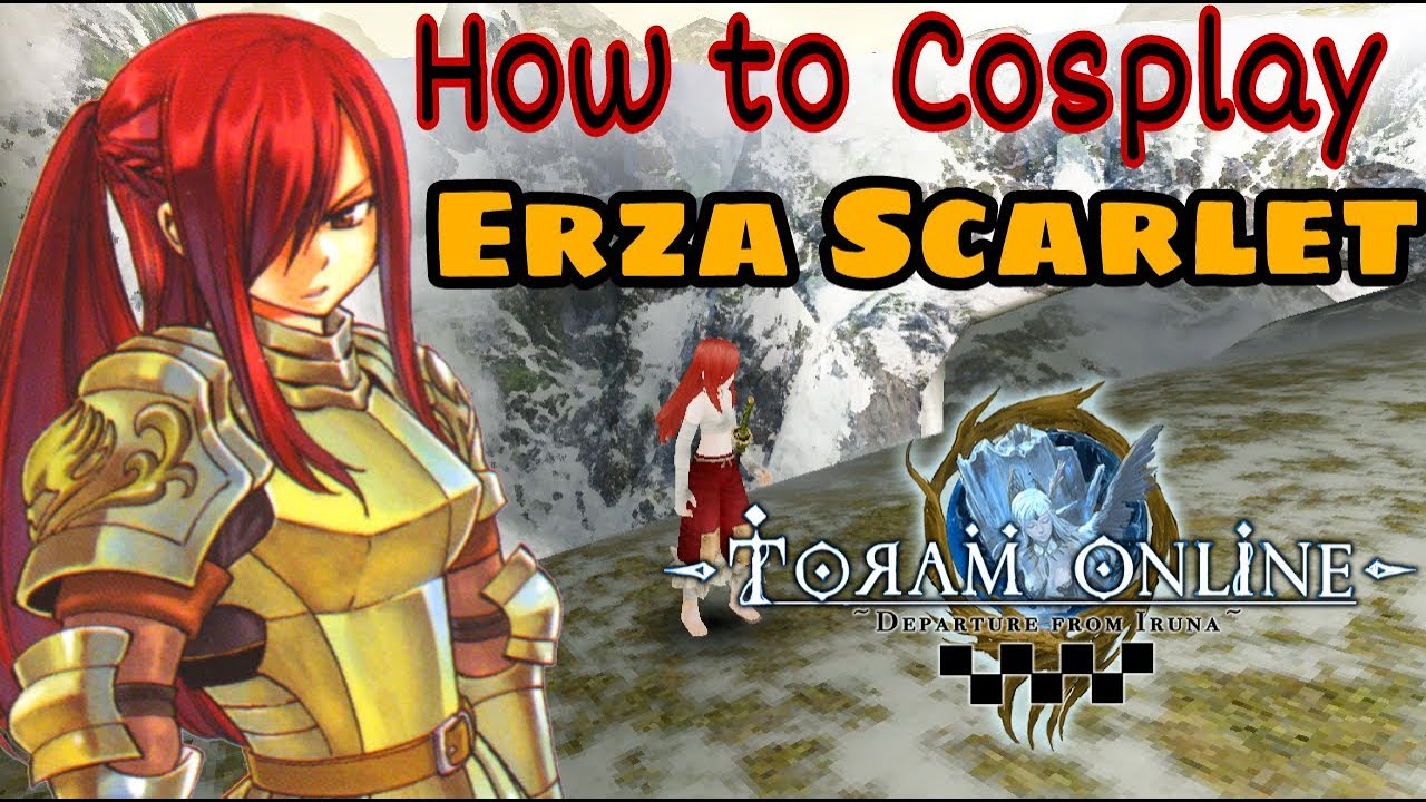 Toram Online Cosplay - Erza Scarlet - YouTube