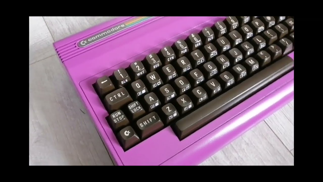 The Purple Commodore 64 PCB by BWACK Case Purchased from Ebay Trash to ...