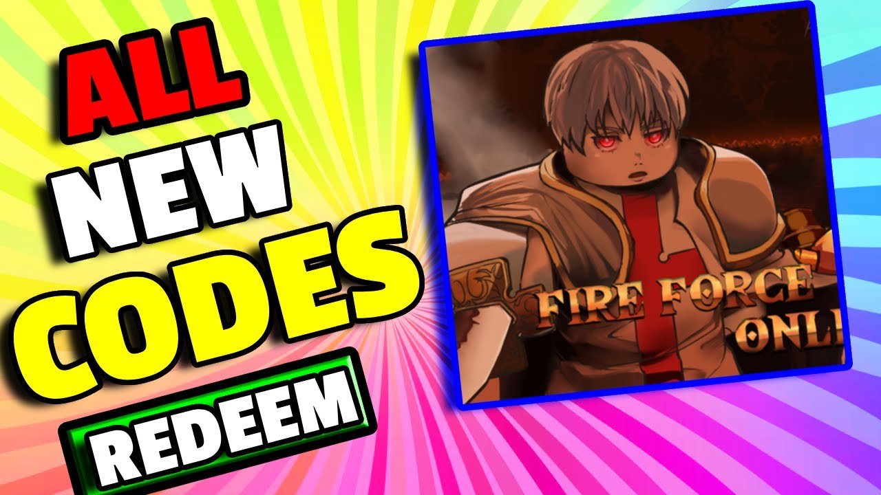 All New Fire Force Online Codes 2023 | Roblox Fire Force Online Codes ...