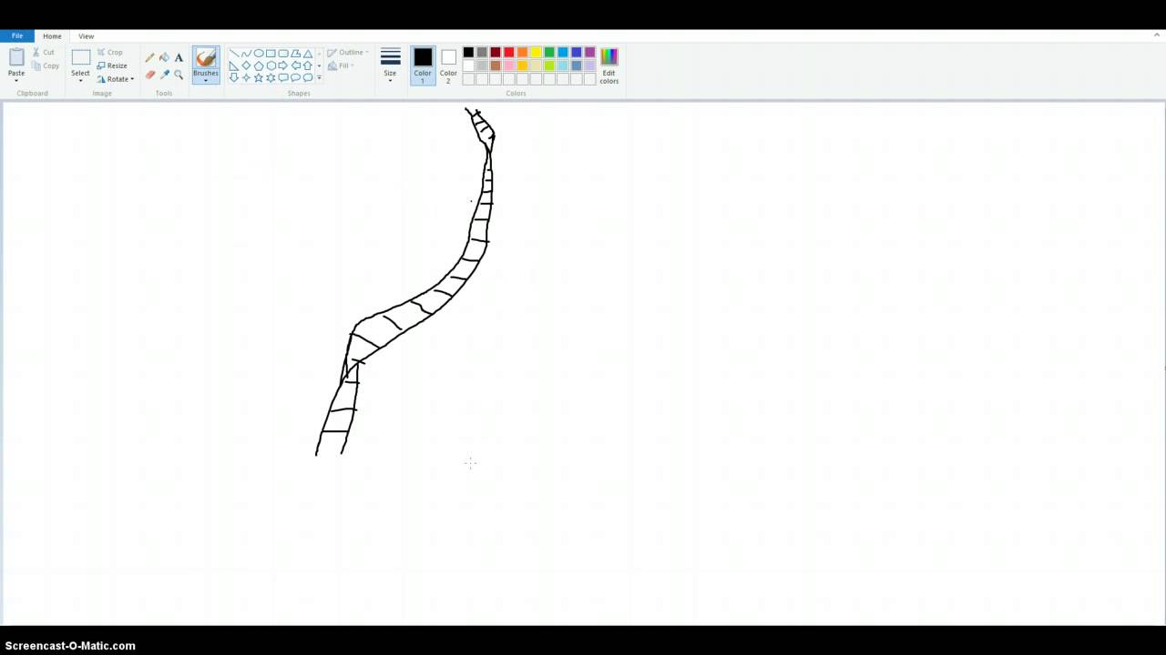 How to draw a twisting effect - YouTube