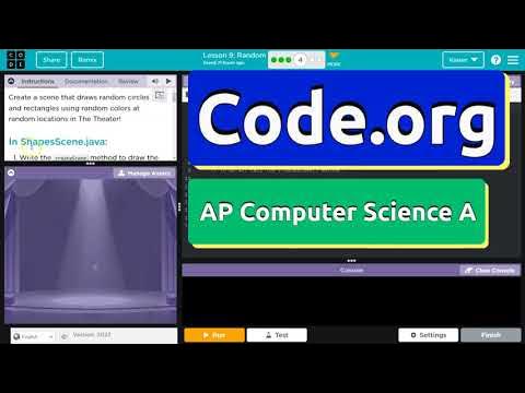 Code.org Lesson 9.4 Random | Tutorial with Answers | Unit 4 Computer ...