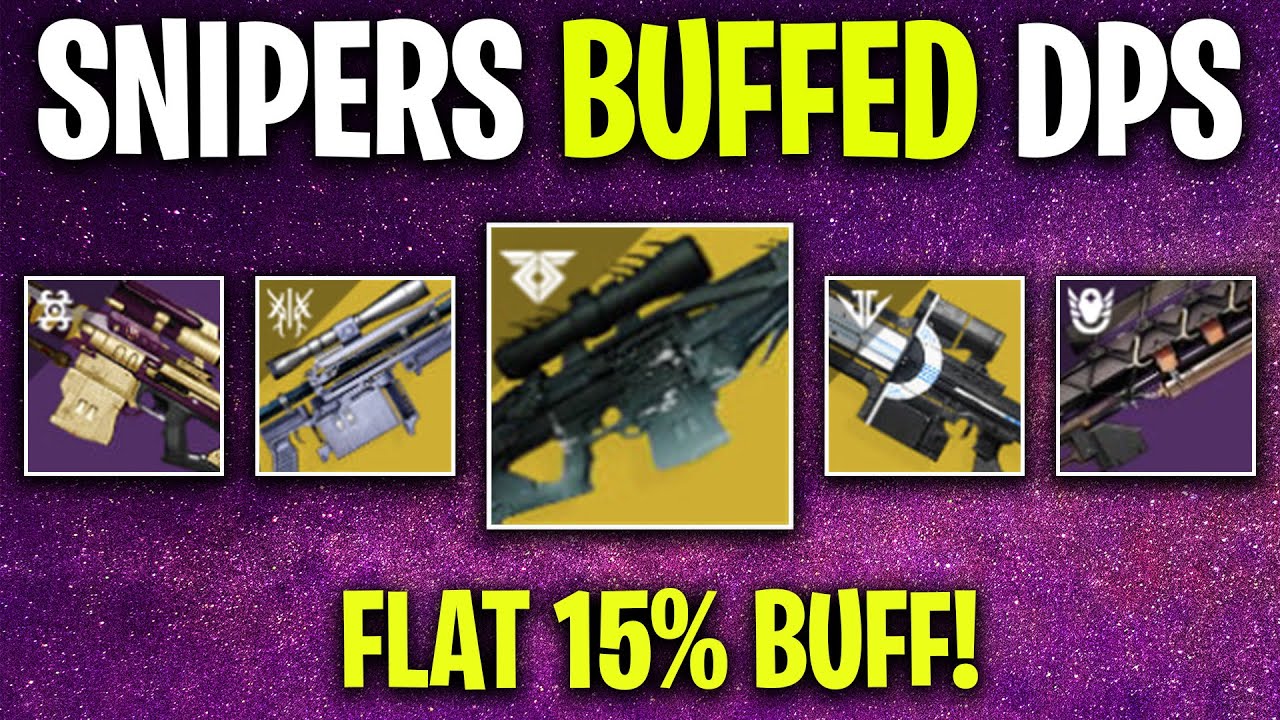 What is THE BEST SNIPER For DPS After The 15% BUFF! Destiny 2 Damage ...