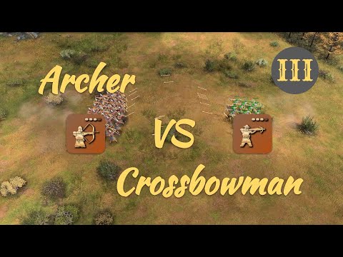 Archer vs Crossbowman in Castle - YouTube