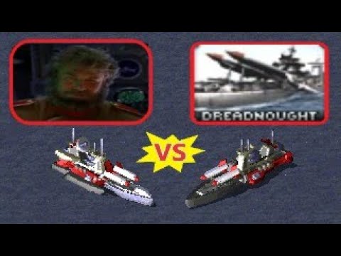 Vladimir's Dreadnought vs Dreadnought - Red Alert 2 - YouTube