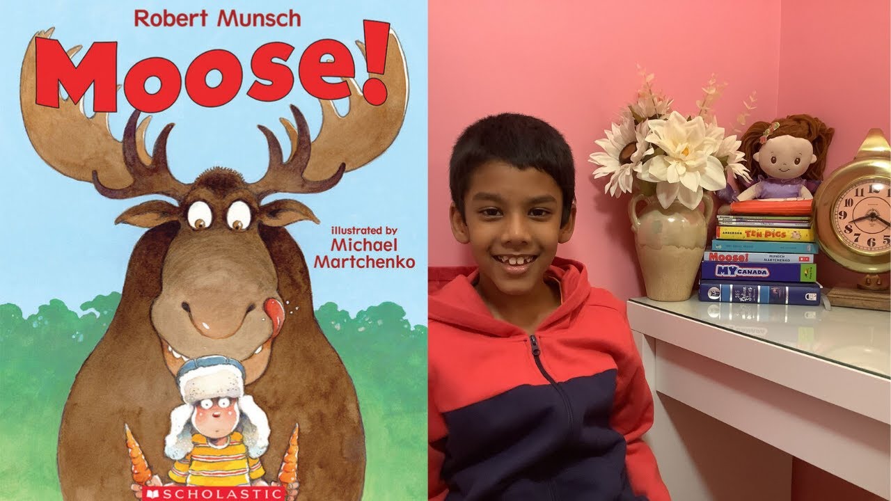 Moose ! by Robert Munsch | Kids Read Aloud Book | Story Time With Kashfi - YouTube