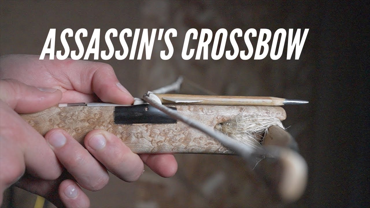 Wooden Medieval Inspired "Assassin's" Crossbow - YouTube