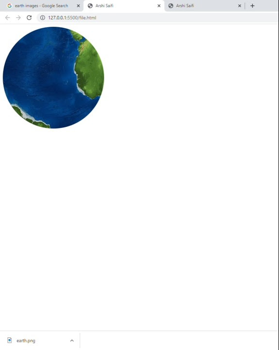 Create Rotating Earth using html and css | CSS Animation - YouTube