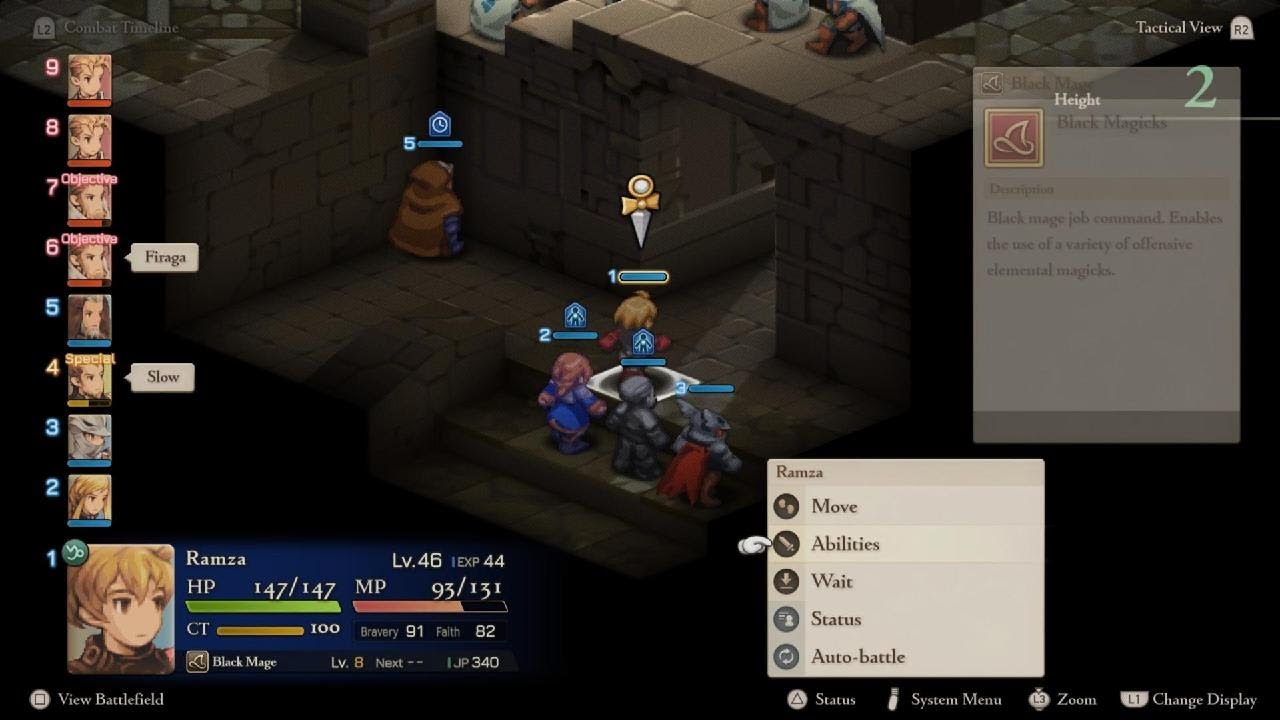 FFT Chapter 4 - Eagrose Castle Keep - YouTube