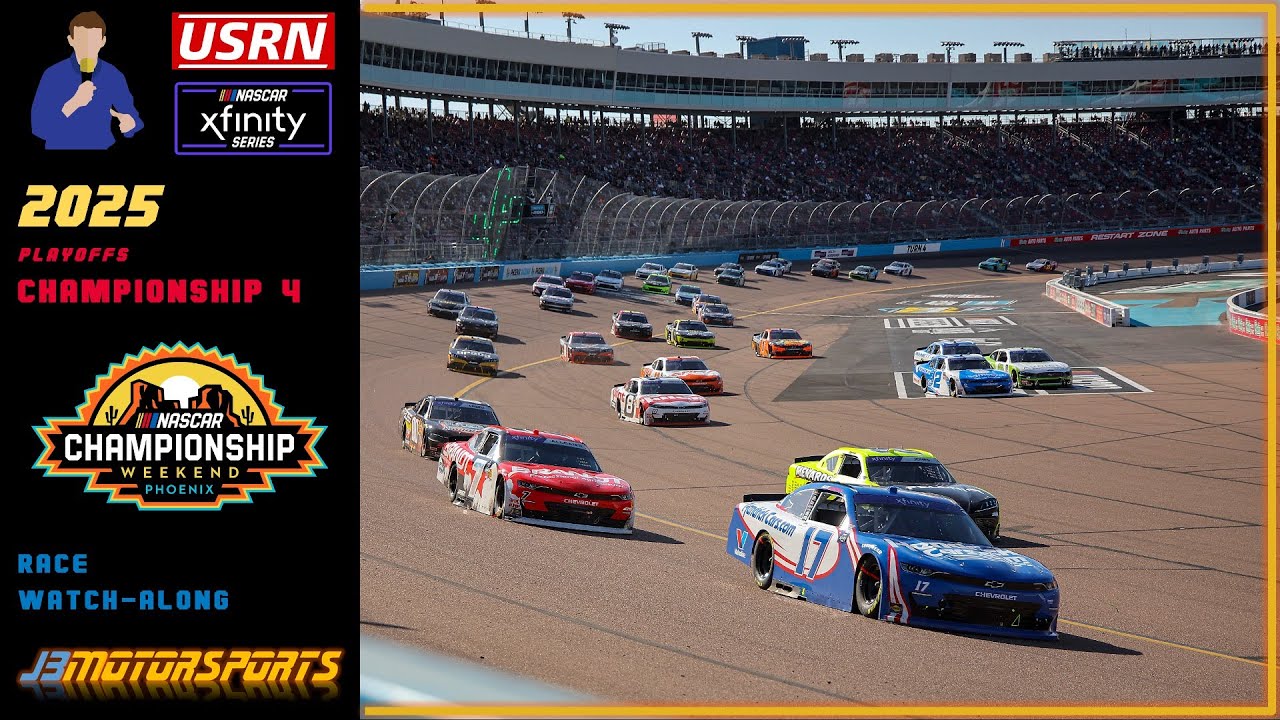 🔴 NASCAR Xfinity Series | 2025 Playoffs | Championship 4 | Season ...