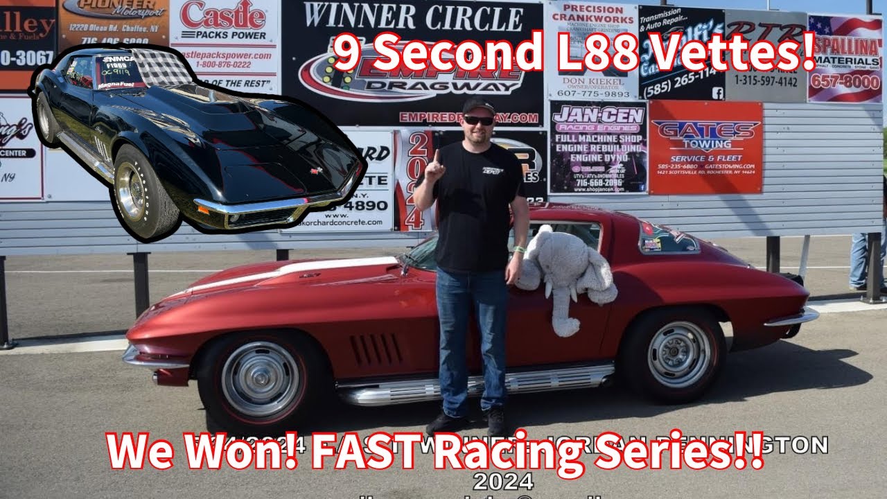 FAST Racing Series at Empire Dragway STOCK appearing L88 Corvettes run ...
