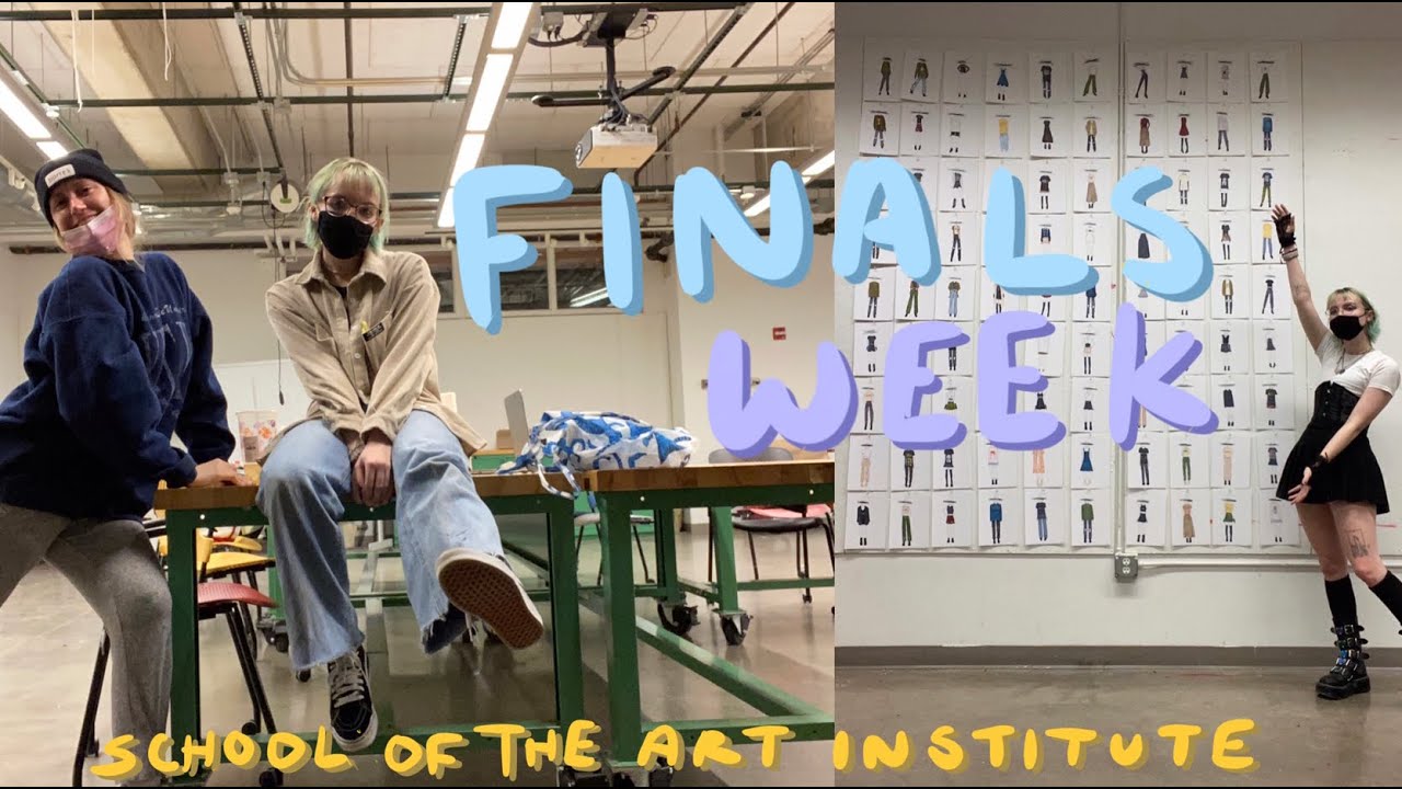 Finals Week at SAIC || Art School Vlog - YouTube