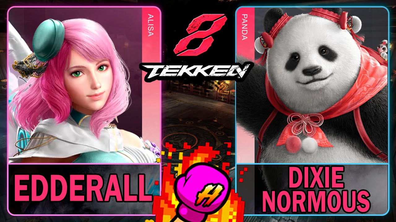 Tekken 8🥊Edderall (ALISA) VS Dixie Normous (PANDA)🥊TK8 🥊4K 60ᶠᵖˢ # ...