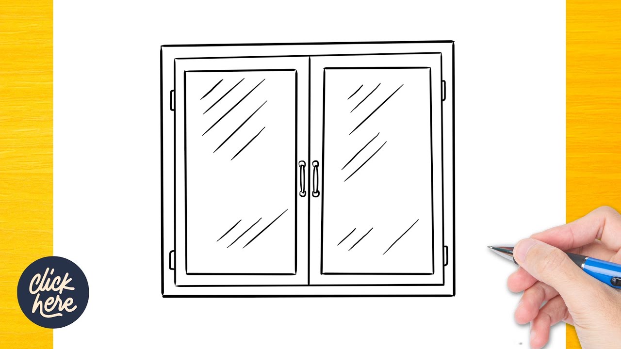 How to draw Window - YouTube