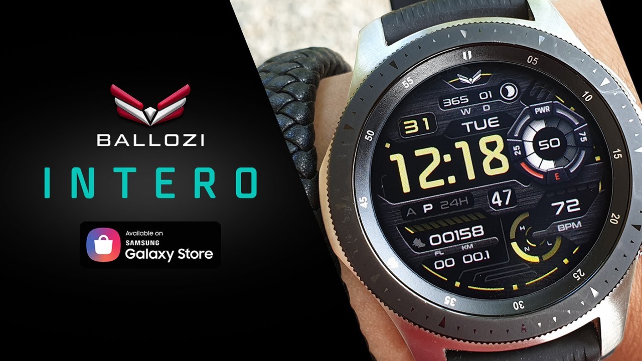 Ballozi INTERO - New Premium Digital Watch Face - YouTube