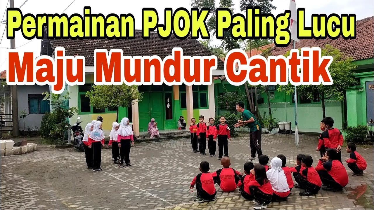 Asyiknya Permainan PJOK Maju Mundur Cantik Mengajar PJOK Kelas 1 SD ...