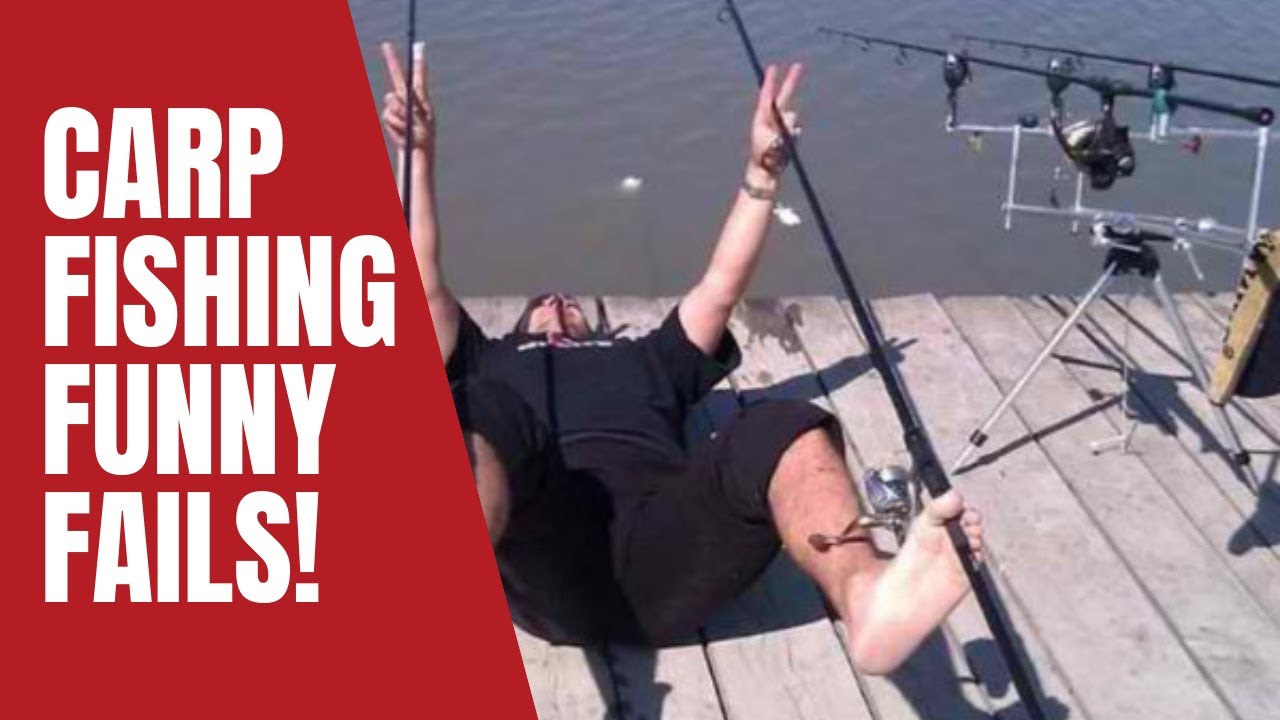 Carp fishing funny fails - YouTube