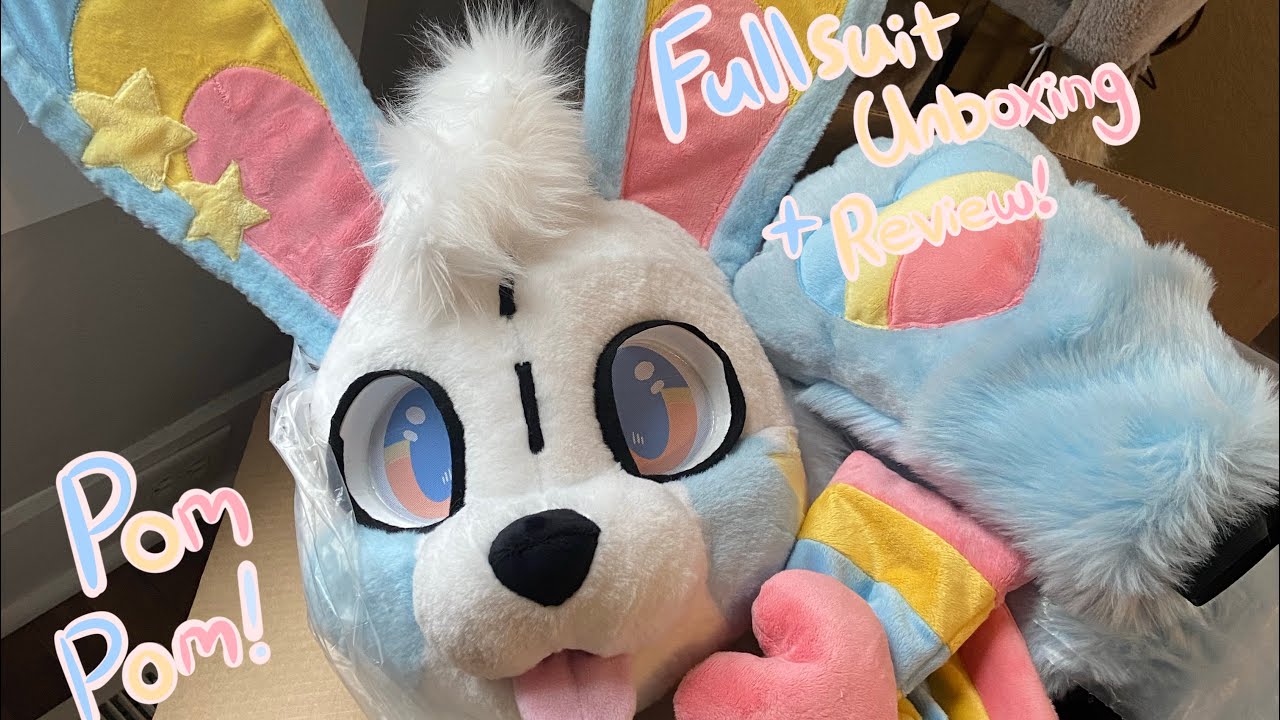 Pom Pom Full Fursuit Unboxing + Review! (GrayRealmStudios) - YouTube