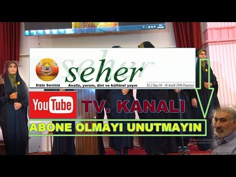 IĞDIR; Kızlar İlahi Gurubu   İlahi Söylediler