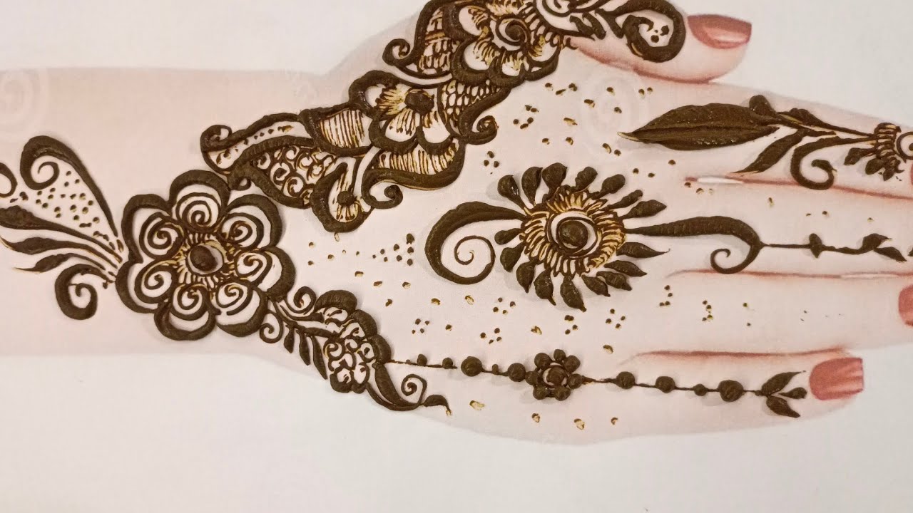 Simpe|| Mehandi Design |How to Creative Mehandi design| Mehandi ki ...