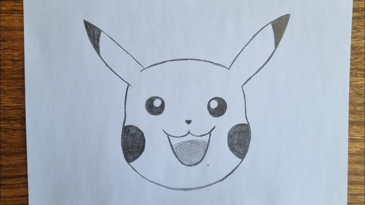 How to draw Pikachu step by step | Pikachu drawing ideas for beginners ...