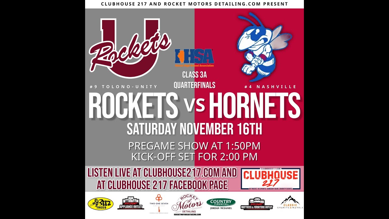 #4 Nashville Hornets at #9 Unity Rockets-IHSA Class 3A Quarterfinal ...