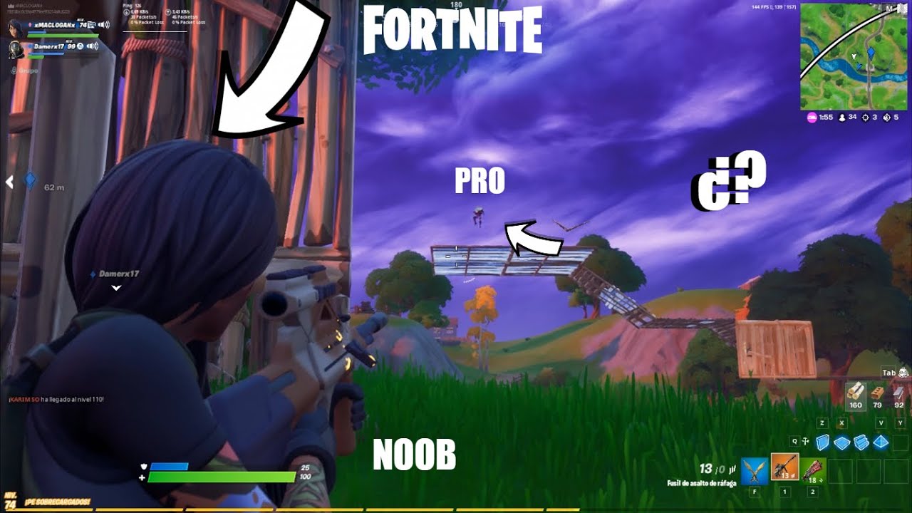COMO ENFRENTARSE A UN PRO EN FORTNITE - YouTube