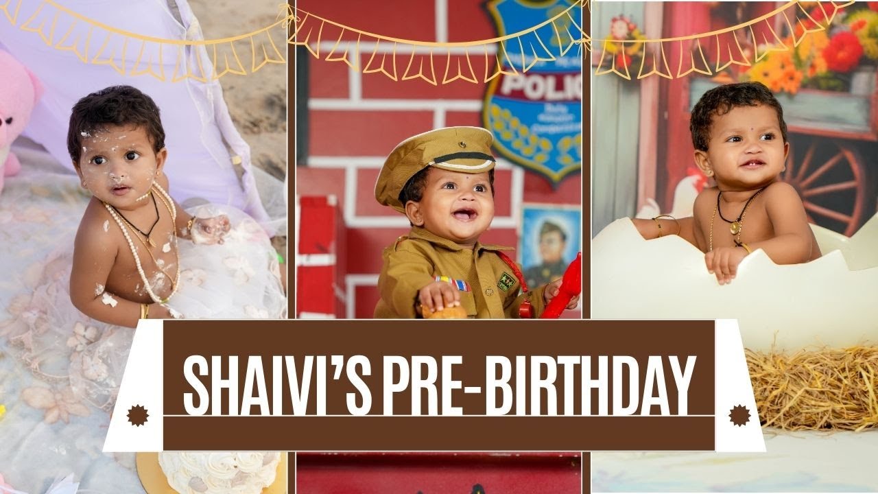 Shaivi's pre-birthday video song | Cute baby girl birthday special ...