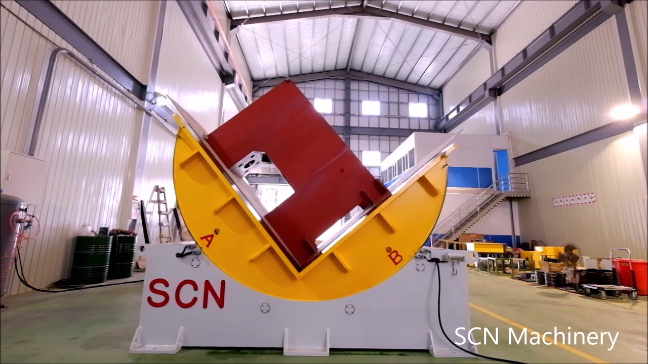 Mold Reversing Machine 30tons ( Mechanical Upender ) Coil Rotator - YouTube