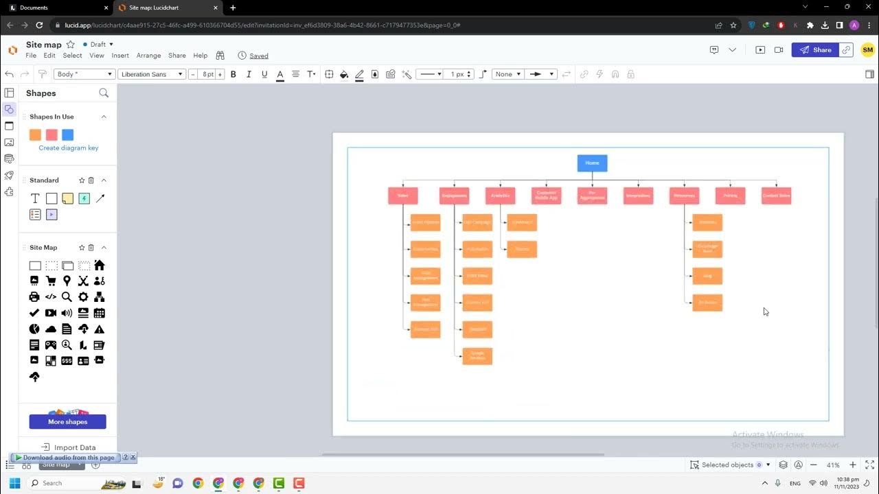 How to zoom in and zoom out in lucidchart - YouTube