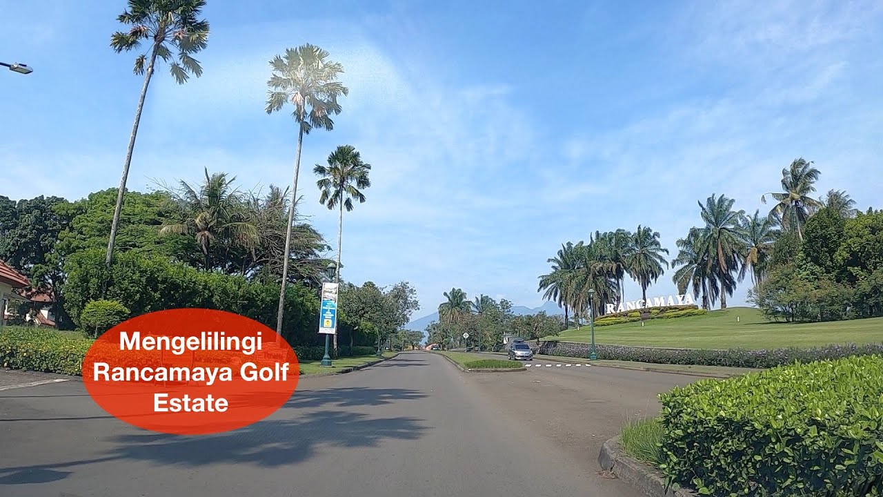 Indahnya Area Perumahan Rancamaya : Mengelilingi Rancamaya Golf Estate ...