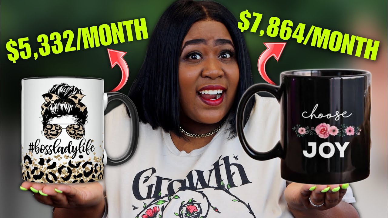 Earn Money FOR FREE Selling Inspirational AI Mugs - YouTube
