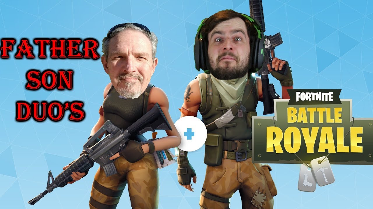 Fortnite With My Dad! - Fortnite - YouTube