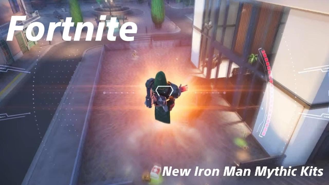 Fortnite - Iron Man Combat and Flight Kit Gameplay - YouTube