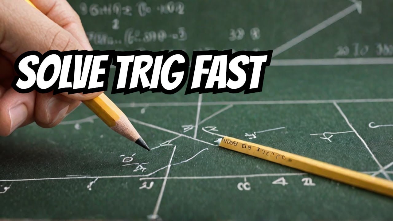 Solving Trigonometric Equations Step-by-Step (Easiest Method) - YouTube