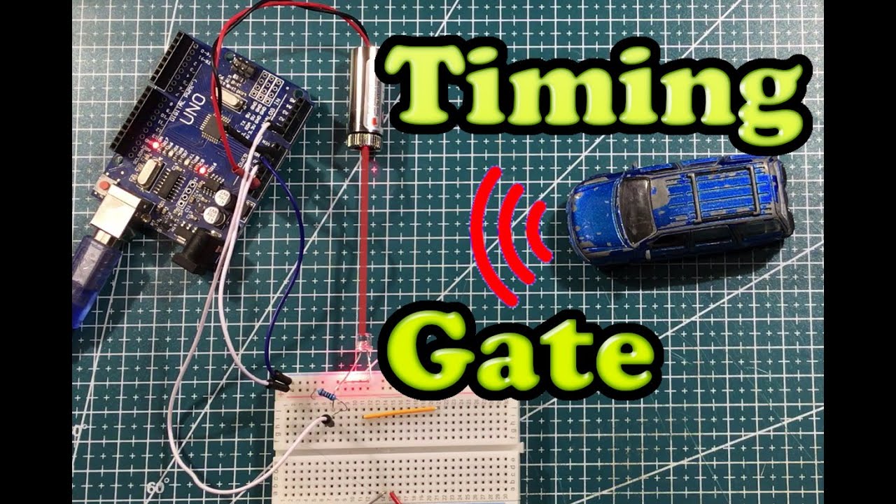 Laser Gate for Car Racing - YouTube