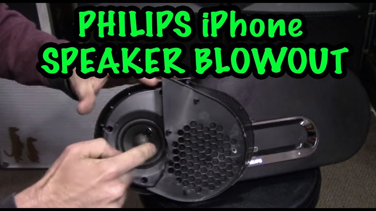 SPEAKER BLOWOUTS! Philips iPhone Speaker Teardown - YouTube