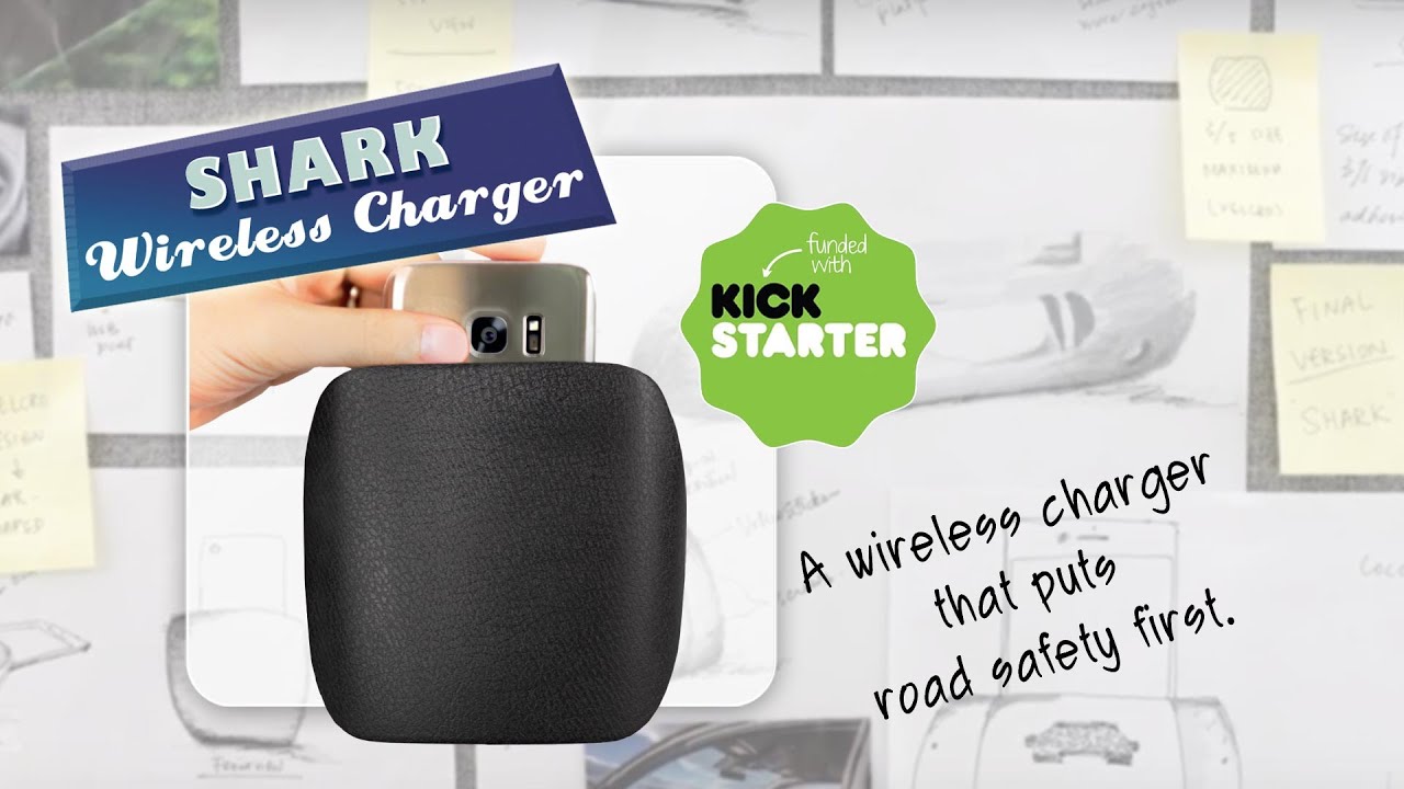 SHARK - A Wireless Charger that Puts Road Safety First - YouTube