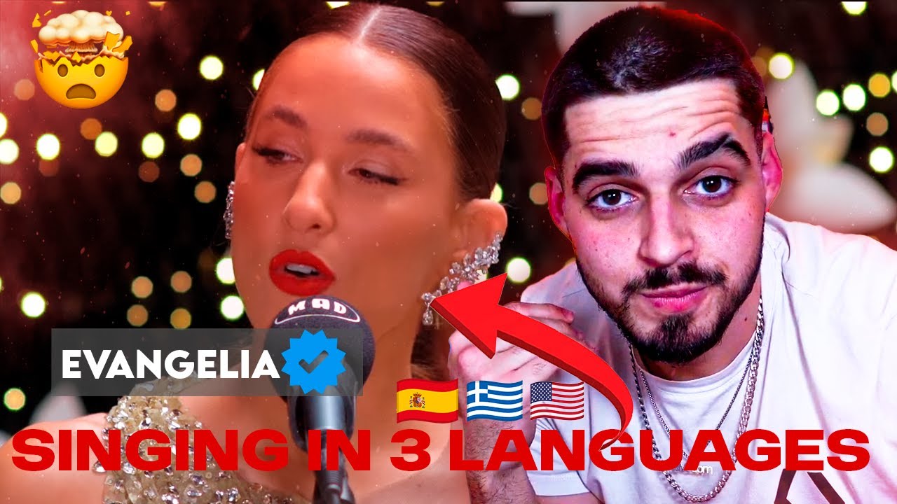 GREEK Singer Performs in 3 DIFFERENT Languages! - YouTube