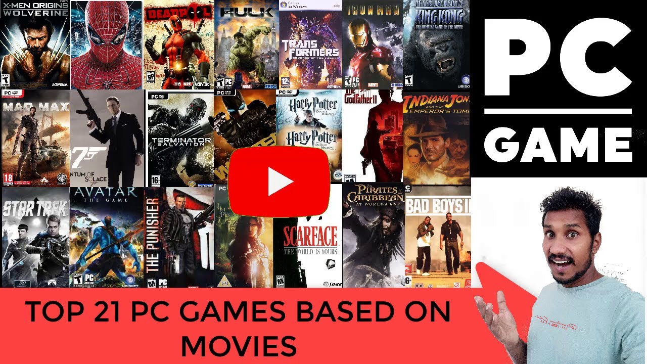Top 21 PC games based on movies - YouTube