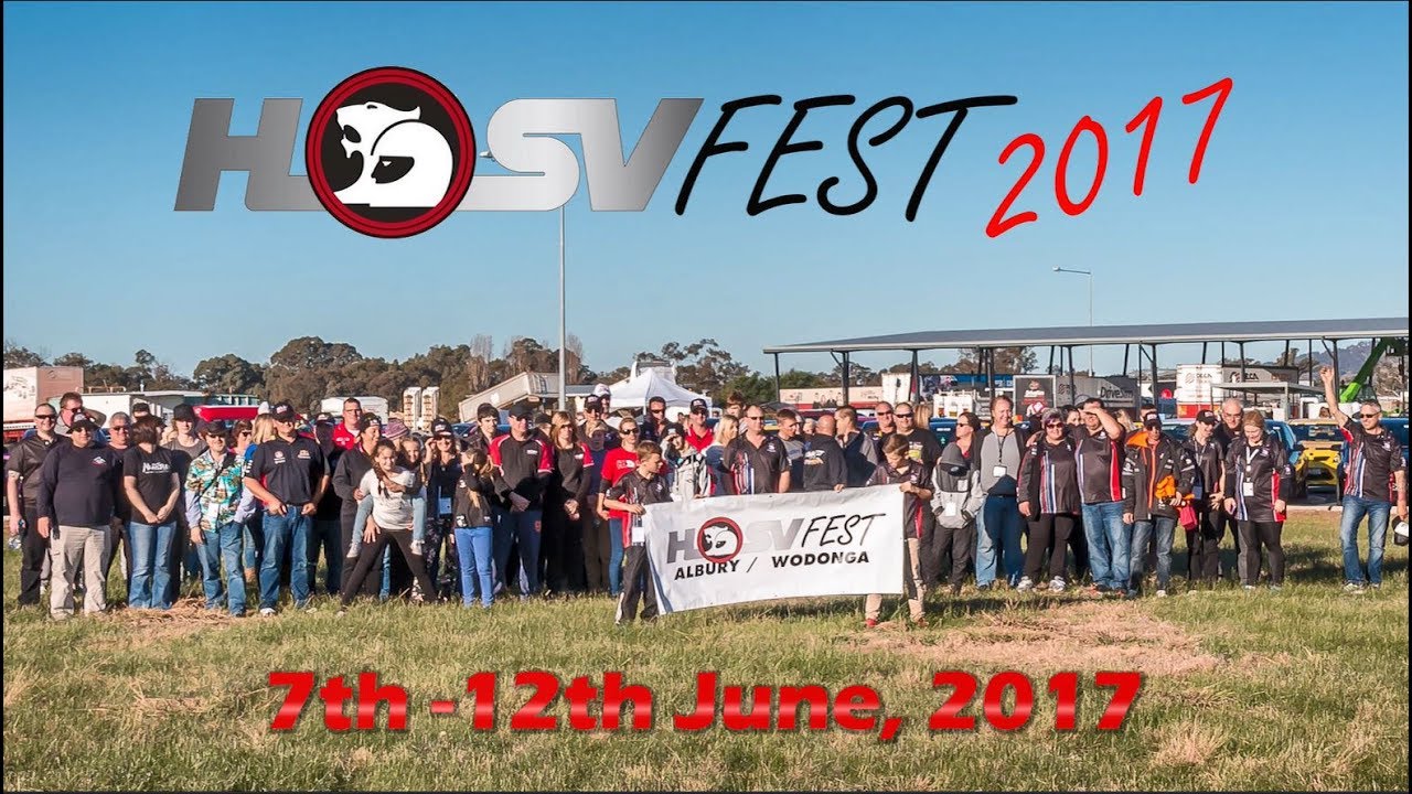 HSV Owners Clubs of Australia @ HSV Fest 2017 - YouTube